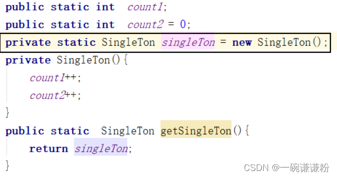 一条经典的JVM类加载的面试题class Singleton{ static Singleton instance = new Singleton() ； private Singleton ...