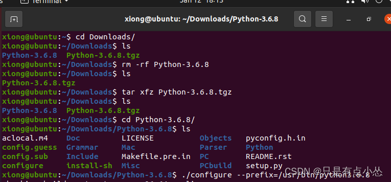 Ubuntu虚拟机环境下安装Python3.6_ubuntu安装改python3.6-CSDN博客