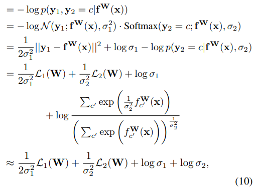 Multi-Task Learning Using Uncertainty to Weigh Losses for Scene Geometry and Semantics-CSDN博客