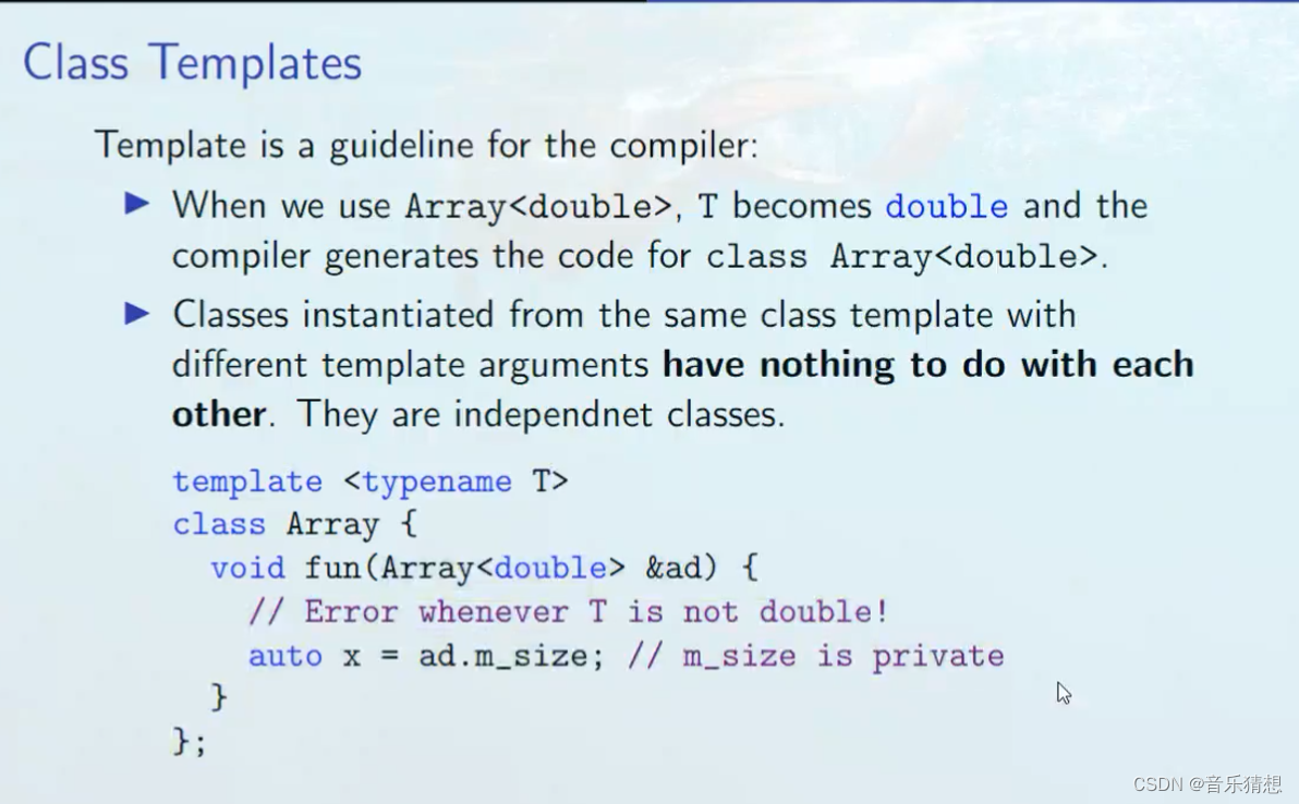 CS100 Recitation 14 模板、constexpr_模板特例化 constexpre destrctor-CSDN博客