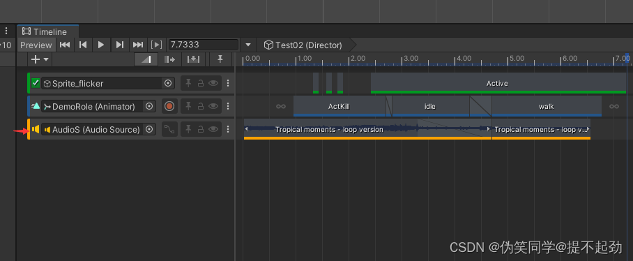 【Unity-TimeLine】2.使用TimeLine自带轨道_unity timeline control track-CSDN博客