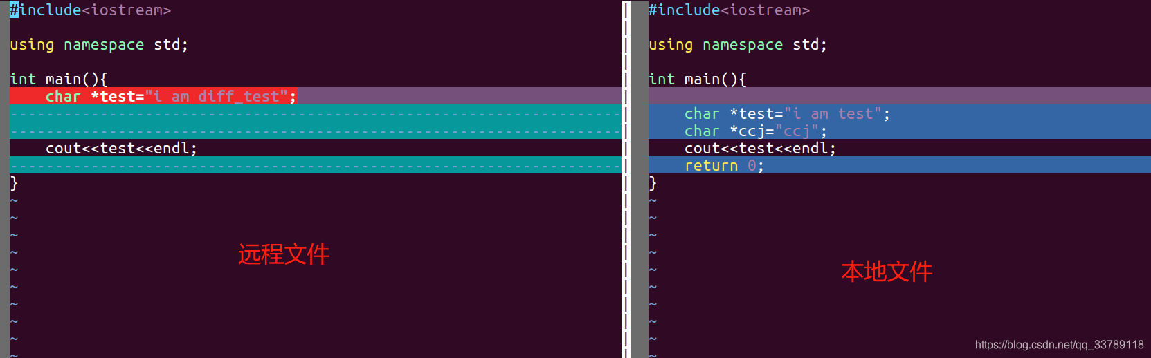 linux系统中，比较本地文件和远程文件的不同_linux diff 远程和本地文件-CSDN博客