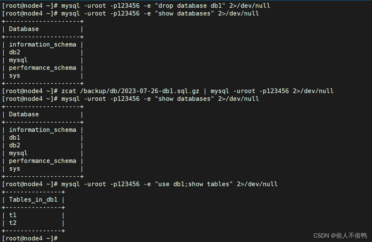 利用mysqldump实现分库分表备份的shell脚本_mysqldump 压缩备份 脚本-CSDN博客