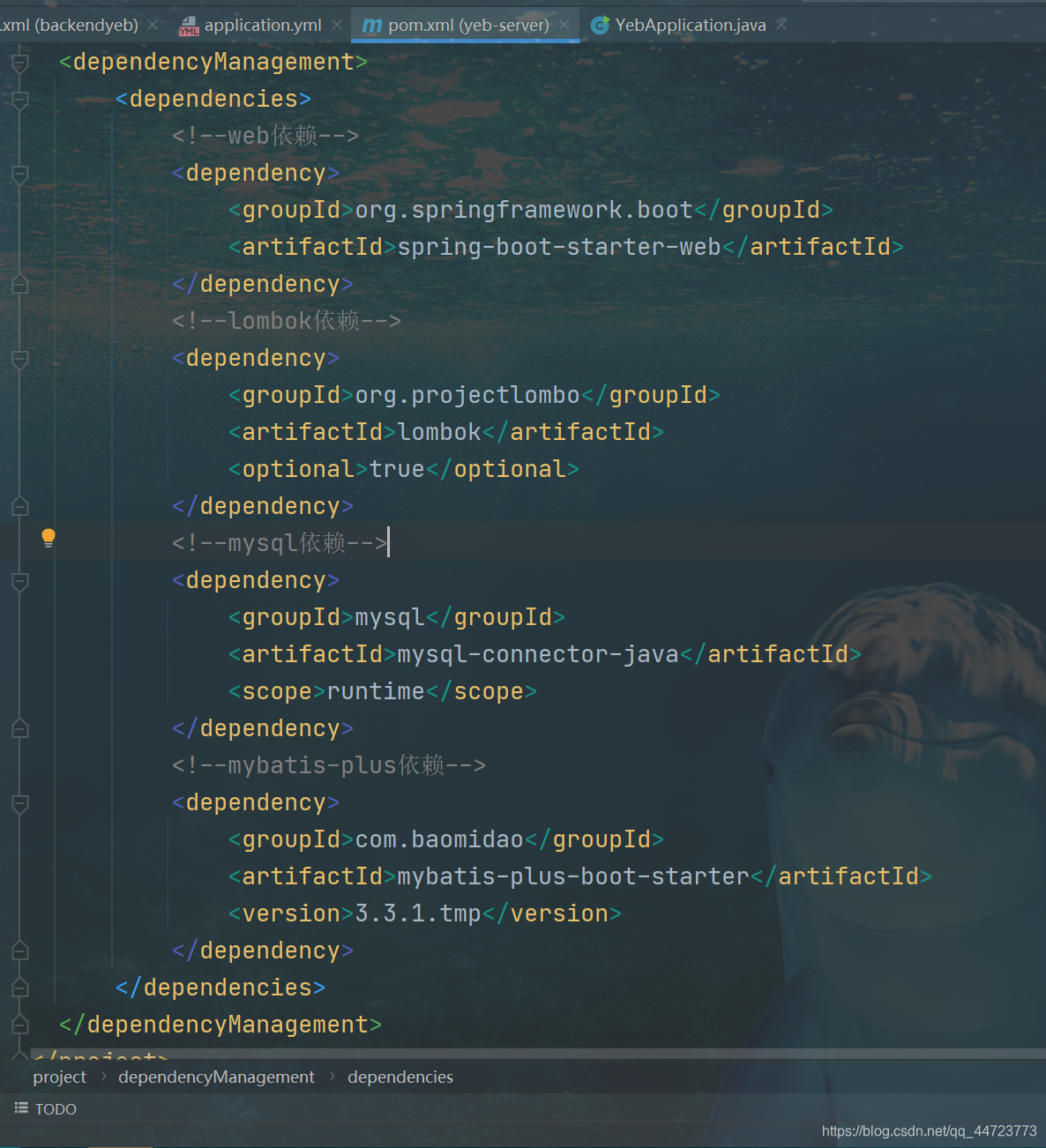 [ERROR] Some problems were encountered while processing the POMs: [ERROR] ‘dependencies ...