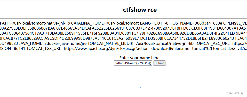 【web】ctfshow Java刷题记录全 Csdn博客