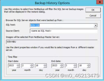 sql server 使用NBU来备份恢复_nbu备份sqlserver-CSDN博客