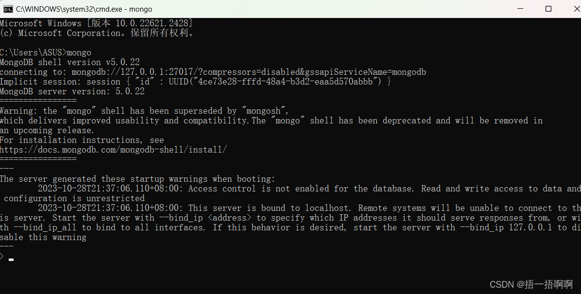 windows系统设置MongoDB自启动_mongodb服务开机自动启动-CSDN博客