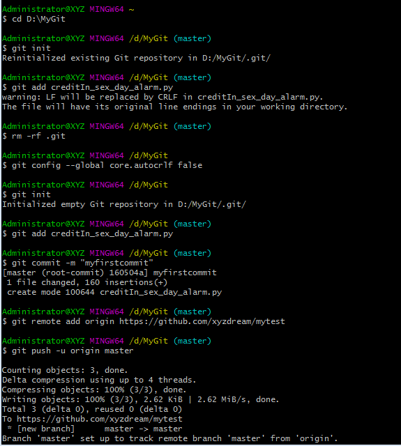 【Windows Git】gitbash将本地代码上传到github-CSDN博客