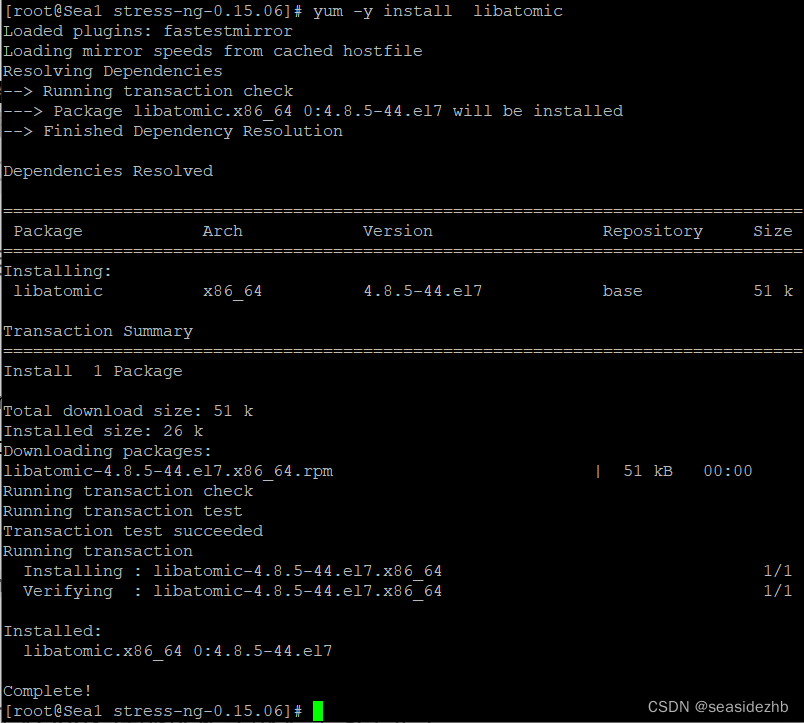 CentOS 7.6使用yum安装stress，源码安装stress-ng 0.15.06，源码安装sysstat 12.7.2_yum install stress-CSDN博客