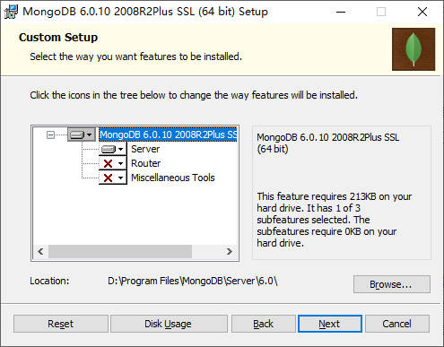 MongoDB【部署 03】Windows系统安装mongodb并设置用户名密码（无需安装mongosh）及SpringBoot集成报错 Command failed with error ...