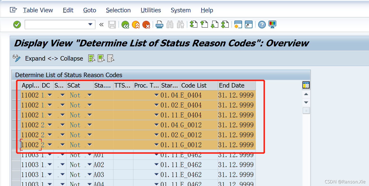 SAP SM30表维护中Expand＜-＞Collapse（扩展＜-＞折叠）功能使用_abap sm30定位-CSDN博客