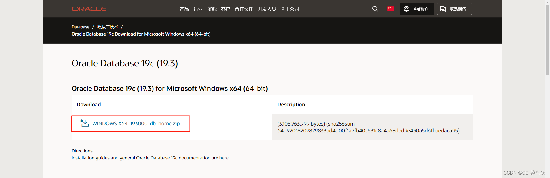 Oracle19C基于Windows11完整安装教程-CSDN博客