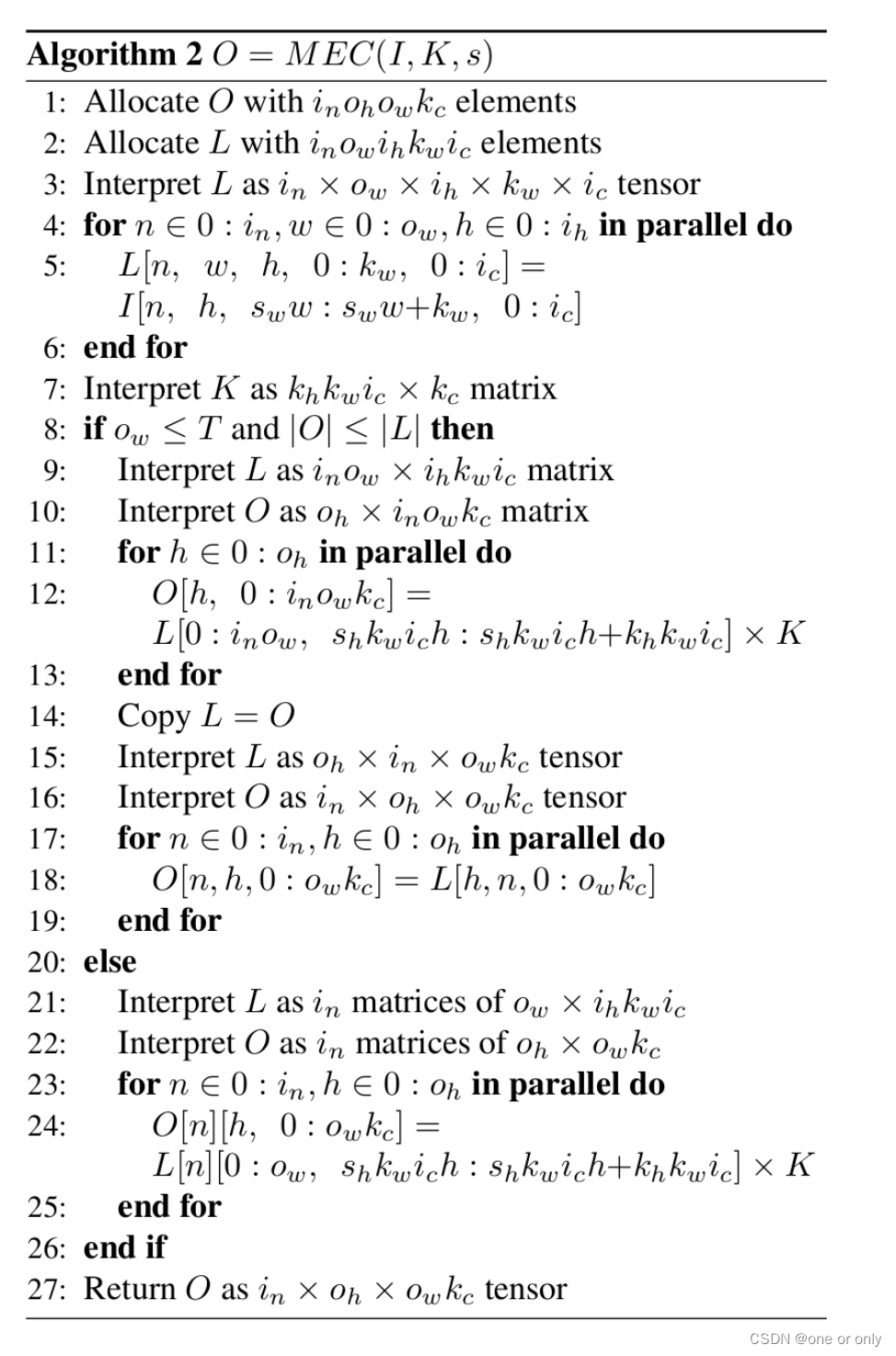 【论文】MEC: Memory-efficient Convolution for Deep Neural Network_efficient memory management for ...
