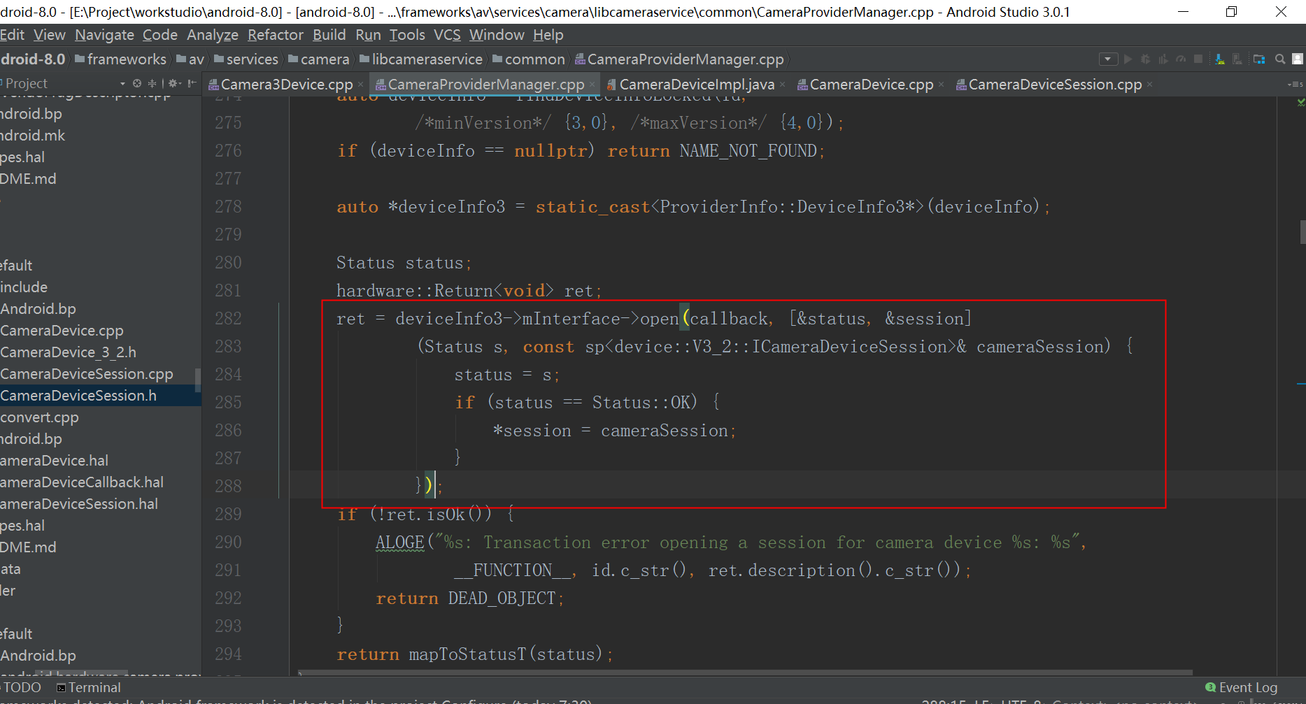 Android 8.0系统源码分析--openCamera（HAL）启动过程源码分析-CSDN博客