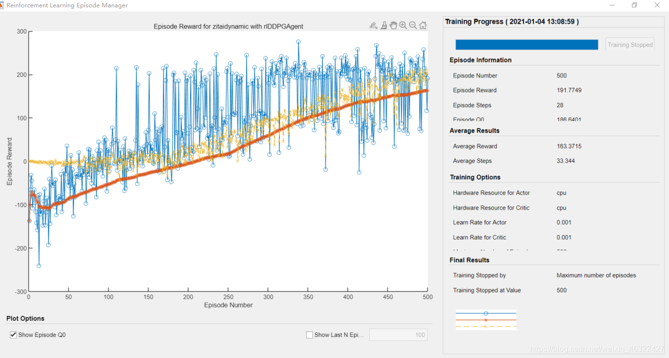 Matlab强化学习ddpg算法改编菜鸟理解2——航天器三轴姿态稳定器学习算例createddpgagent 用于 Train Biped Robot To Walk Usin Csdn博客