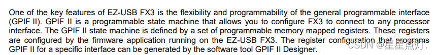 GPIF II designer使用说明+CYUSB3014芯片基本信息介绍——英文文档学习记录-CSDN博客