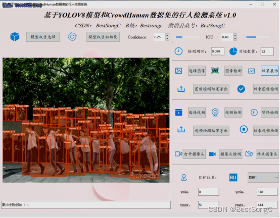 基于yolov8模型和crowdhuman数据集的行人检测系统(pytorchpyside6yolov8模型)yolov8 Crowd Csdn博客
