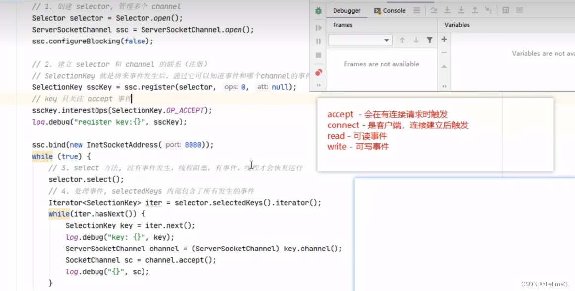 26、Nio（Selector（选择器））处理accept）_nio 选择器-CSDN博客