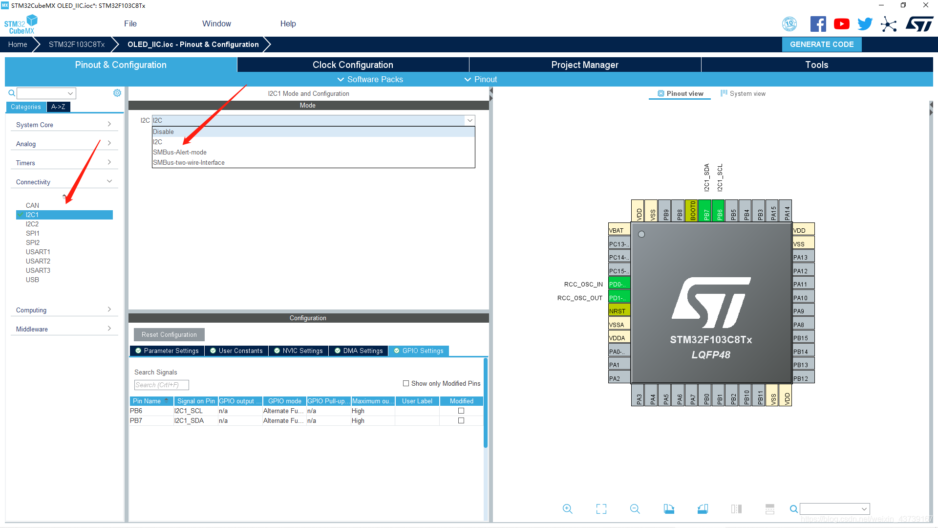 STM32LL库之硬件IIC驱动OLED_stm32g0用ll库点亮oled-CSDN博客