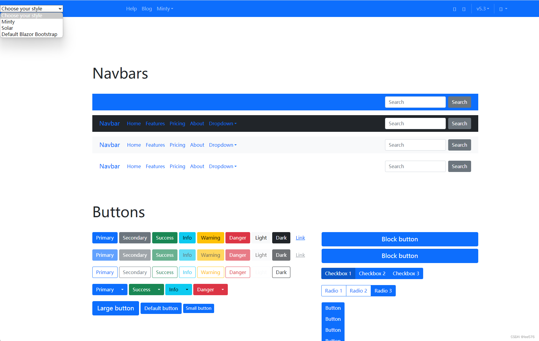 自定义实现Blazor Server 模式 Bootstrap 主题切换_blazor bootstrap-CSDN博客