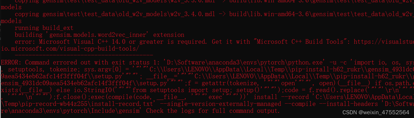 pytorch环境下安装node2vec_python node2vec库-CSDN博客