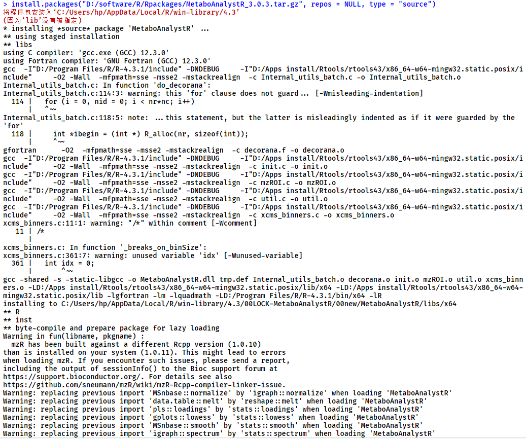 R | R包安装报错-github连接速度慢或无法访问 | metaboanalystR | Retip | rJava安装_metaboanalystr github-CSDN博客