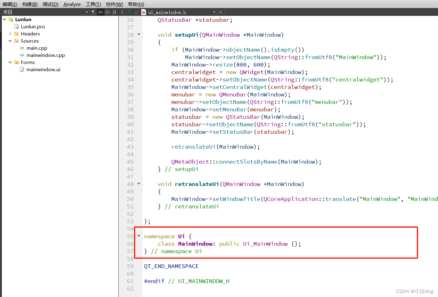 教你学习QT -- （1）QT工程模板分析（一）_qt模板-CSDN博客