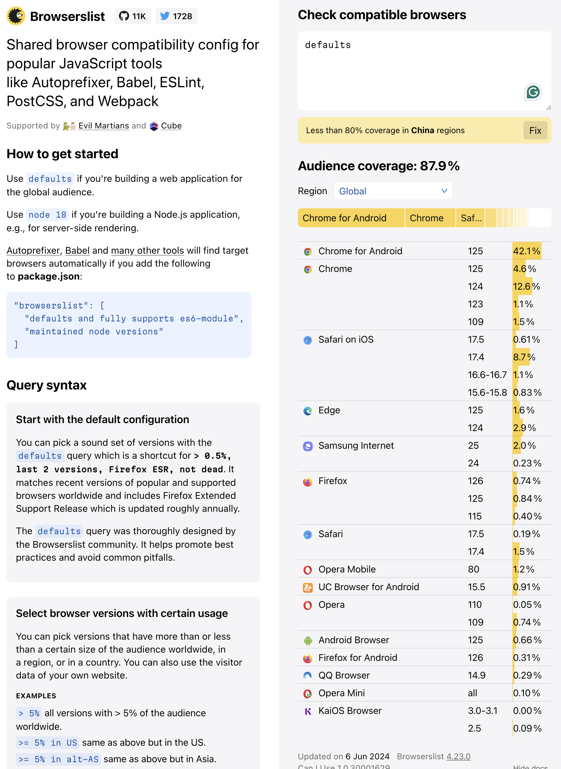 前端工程化工具系列（十）—— Browserslist：浏览器兼容性配置工具-CSDN博客