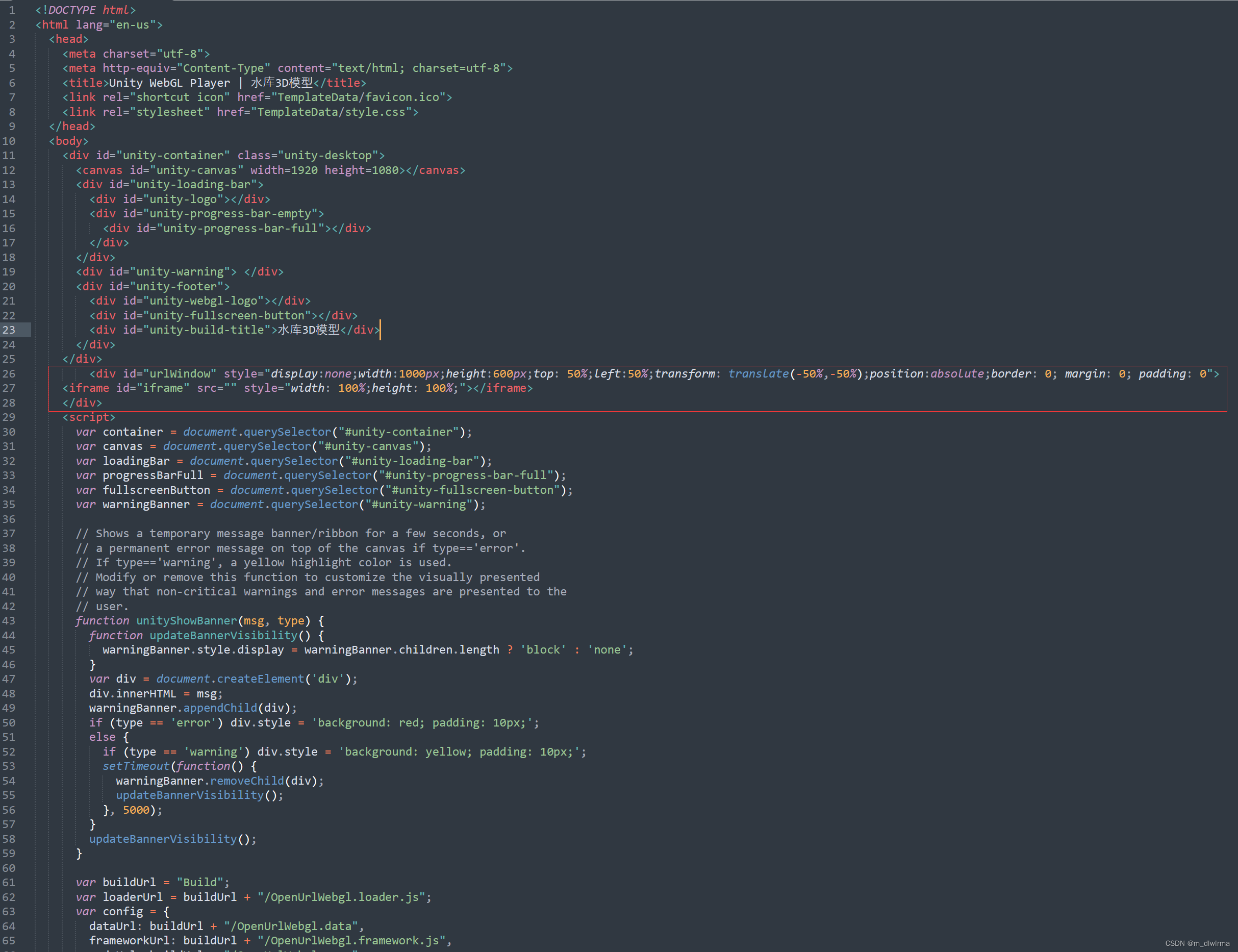 Unity Webgl内嵌网页页面_webg了 openurl-CSDN博客