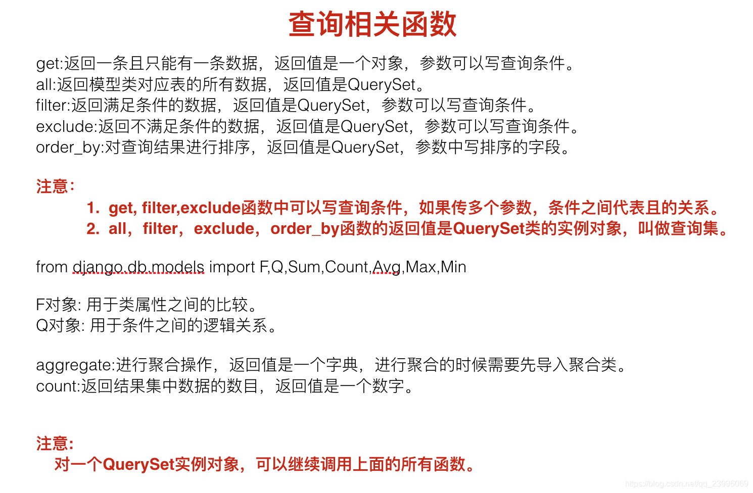 【Django 笔记】模型(1)--字段属性、查询函数、QuerySet查询集_settings.databases函数-CSDN博客