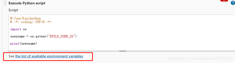 Jenkins配置python插件,可以执行python脚本jenkins Python Plugin Csdn博客