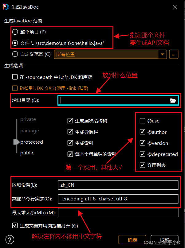 第二章：注释_javadoc中单独使用 的作用-CSDN博客