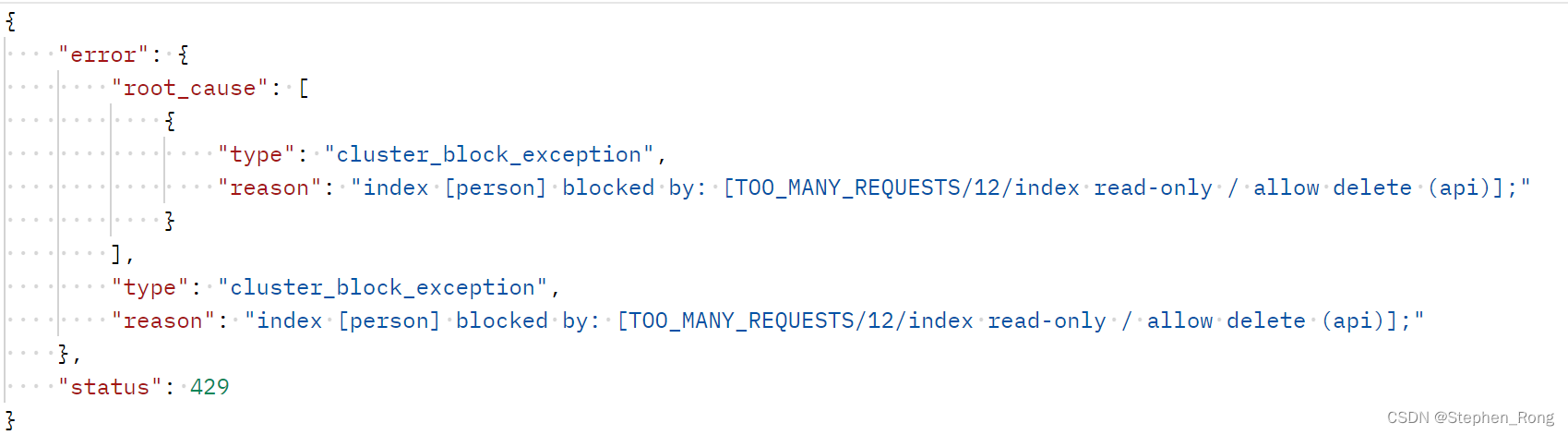 解决elasticsearch出现status 429的问题elasticsearch 429 Csdn博客