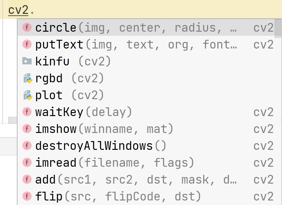 [OpenCV] 在 Pycharm 中敲代码时不自动提示 OpenCV的相应代码_pycharm opencv 不联想-CSDN博客