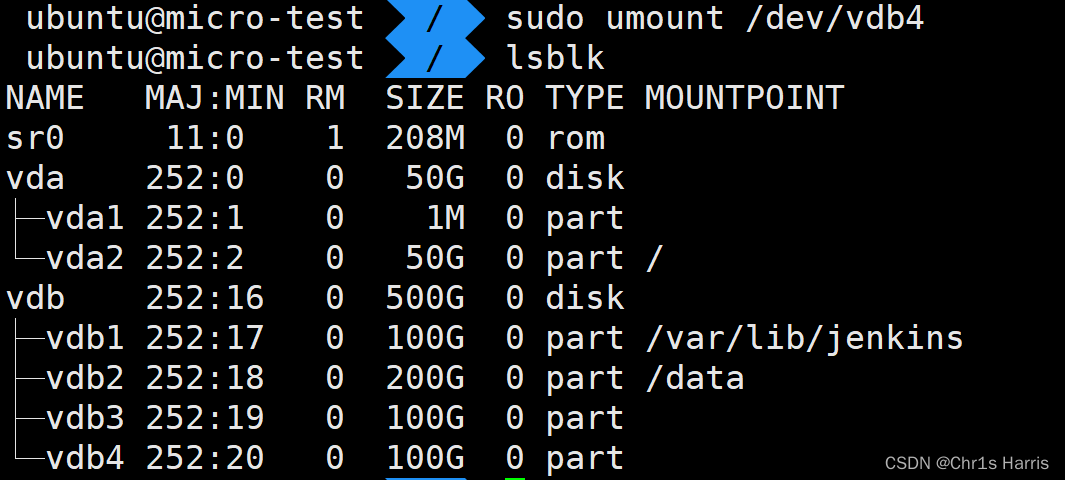 Linux调整分区大小而不丢失数据_resize2fs调整分区大小-CSDN博客