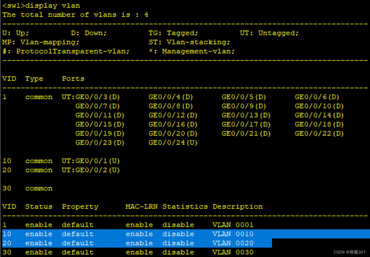 VLAN基本配置_端口vlan-CSDN博客
