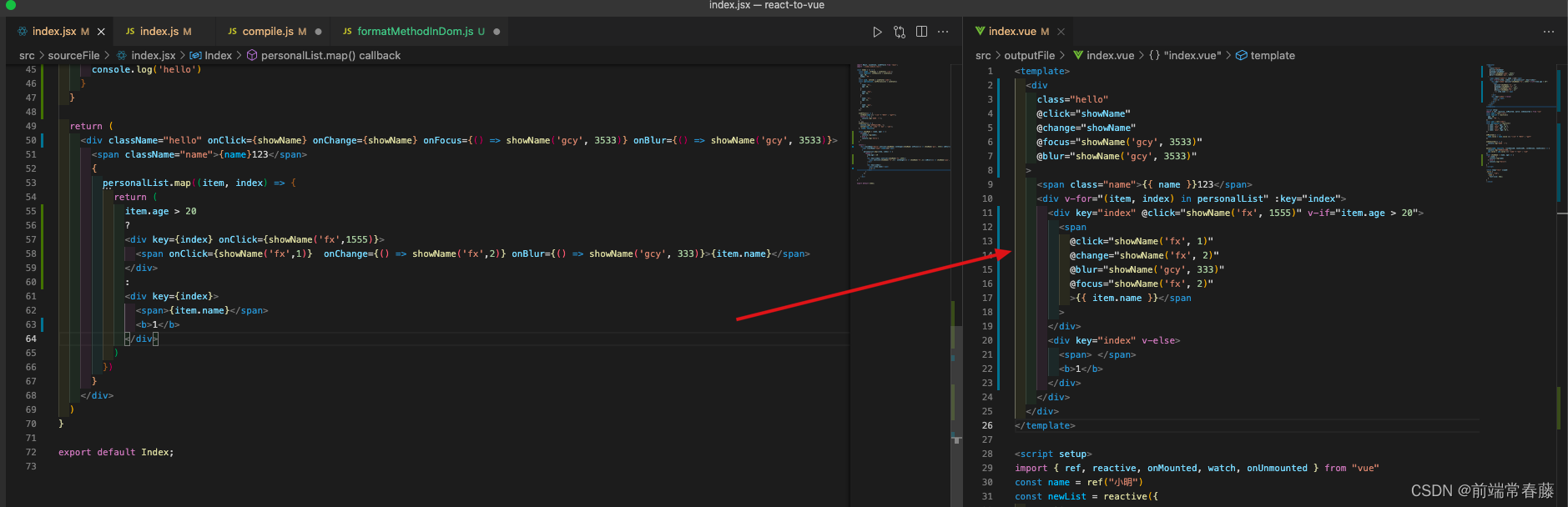 React18组件一键转换Vue3组件（持续更新中）_react转vue工具-CSDN博客