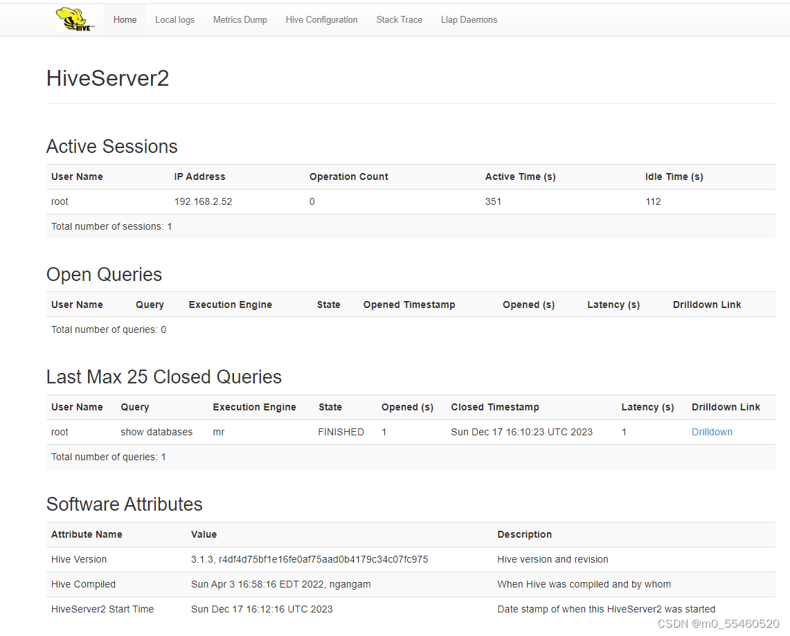 Hadoop集群安装hive-CSDN博客
