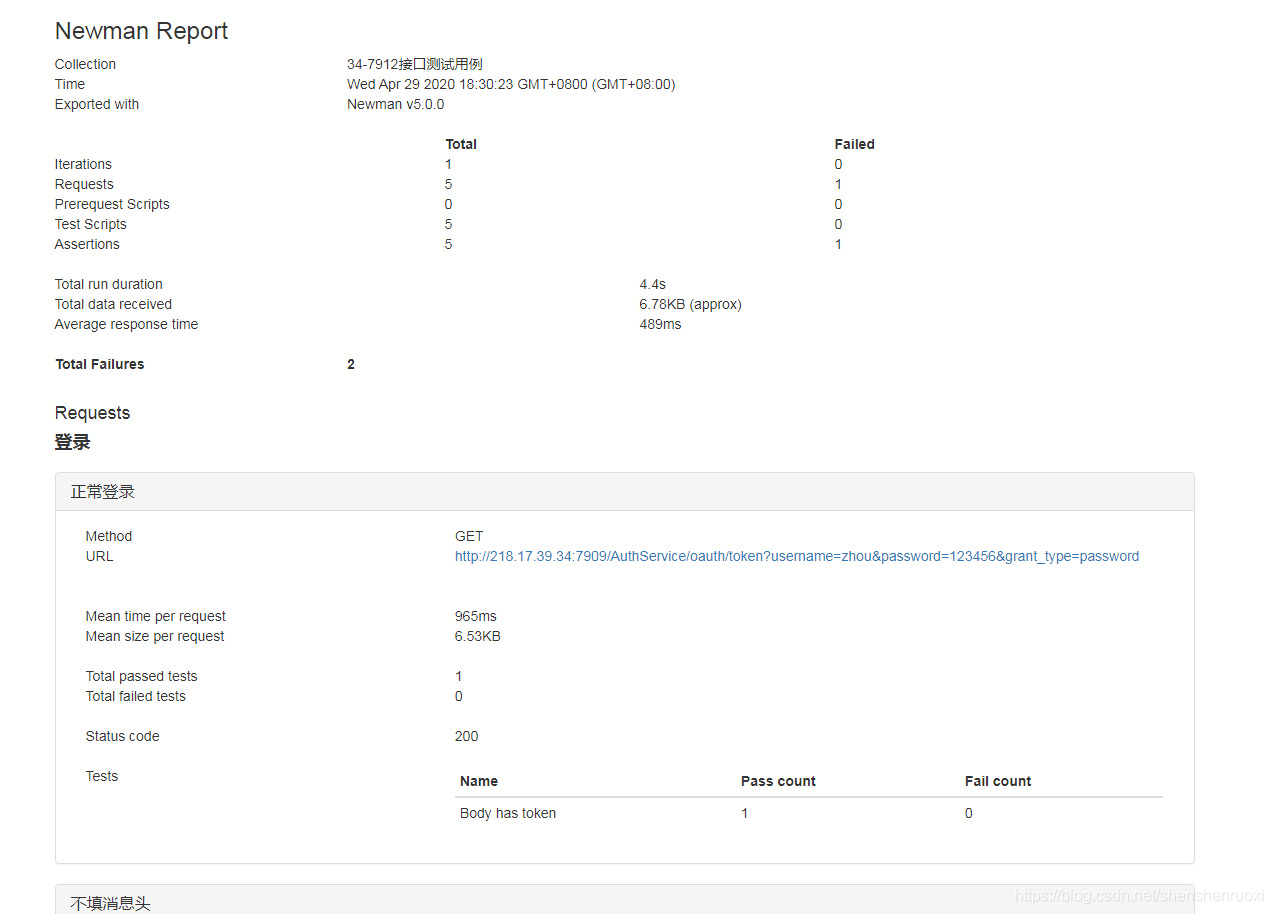 postman+newman生成html测试报告_postman+newman+html-CSDN博客