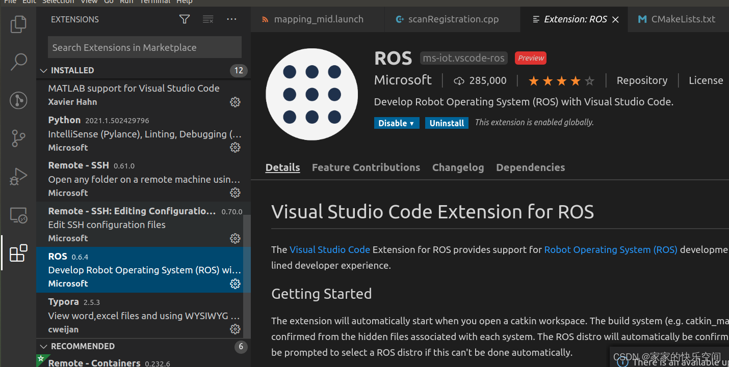 使用VsCode进行ROS程序调试_ros vscode 调试-CSDN博客