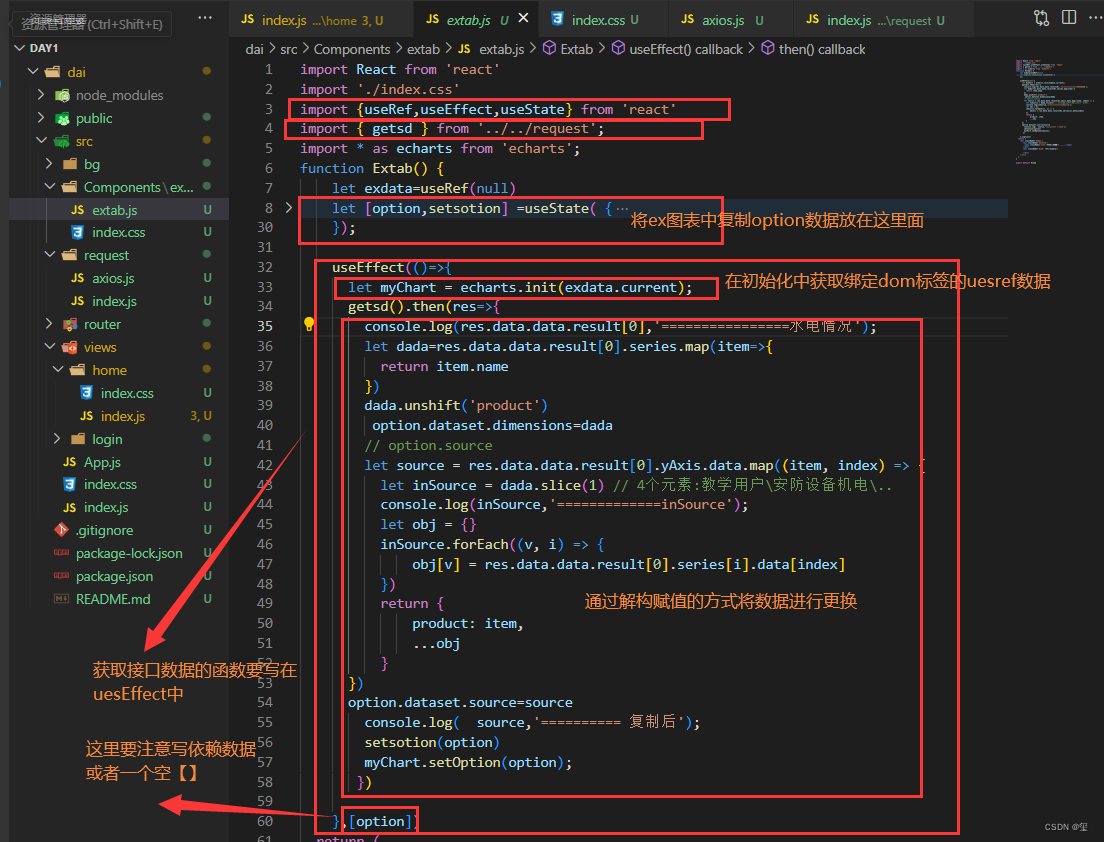 在react中修改ex图表数据_extjs react-CSDN博客