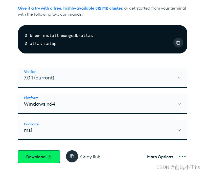 mongodb7.0安装全过程详解_mongodb7.0安装教程-CSDN博客