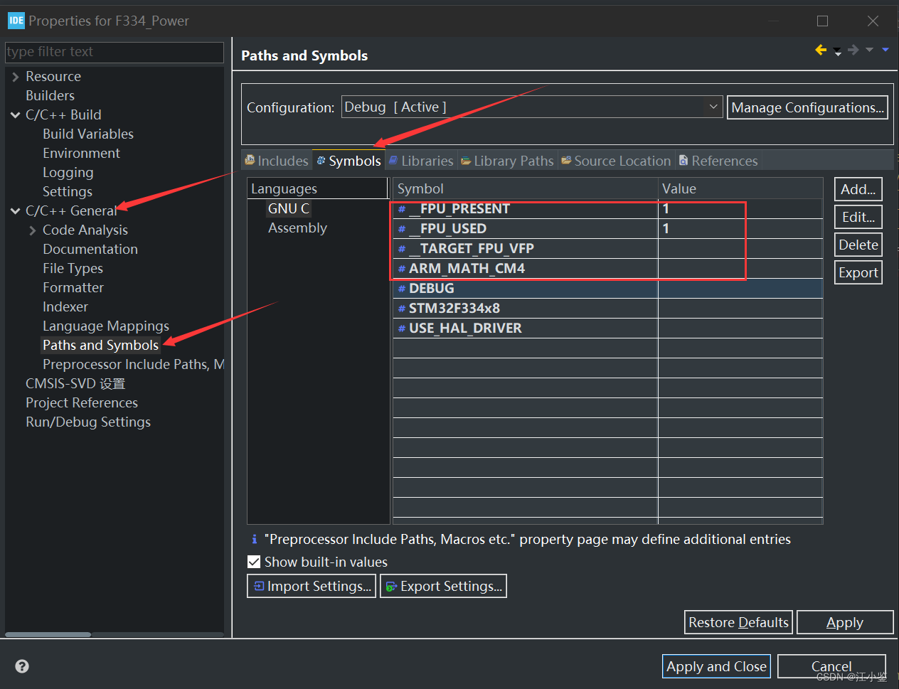 STM32CubeIDE移植DSP库（STM32F334）_cubeide dsp-CSDN博客