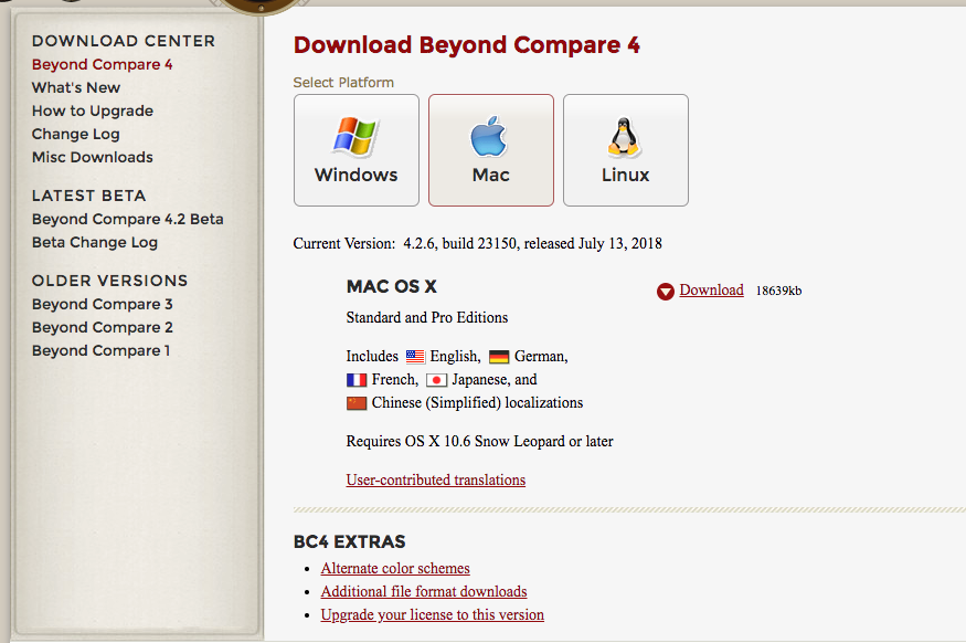 Beyond Compare在Mac OS系统下永久试用 (亲测可用,有详解)_beyond compare mac-CSDN博客