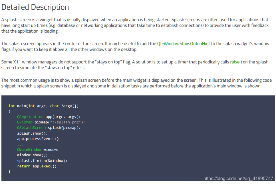 Qt开发——QSplashScreen程序启动图_qsplashscreen图片淡出-CSDN博客