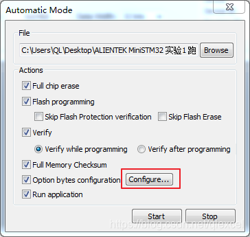 stm32使用 ST-LINK Utility量产，程序读保护、写保护_some flash pages are write protected!-CSDN博客