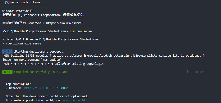 40% building 31/38 modules 7 active ...es\core-js\modules\es6.object.assign.jsBrowserslist ...