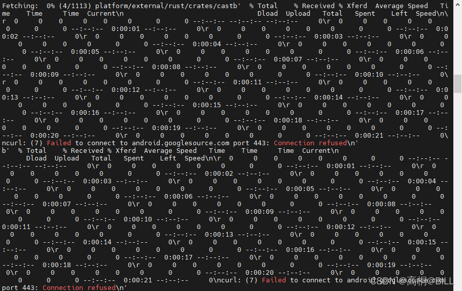 ss下，解决ncurl: (7) Failed to connect to android.googlesource.com port 443: Connection refused-CSDN博客