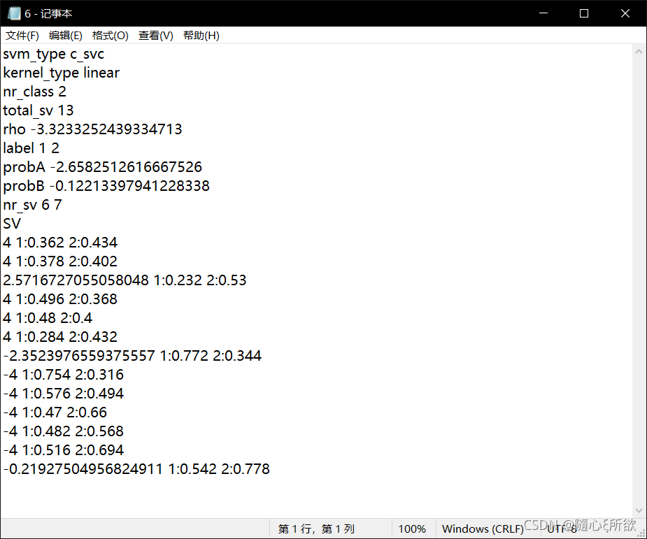 libsvm获得决策函数模型_libsvm导出公式-CSDN博客