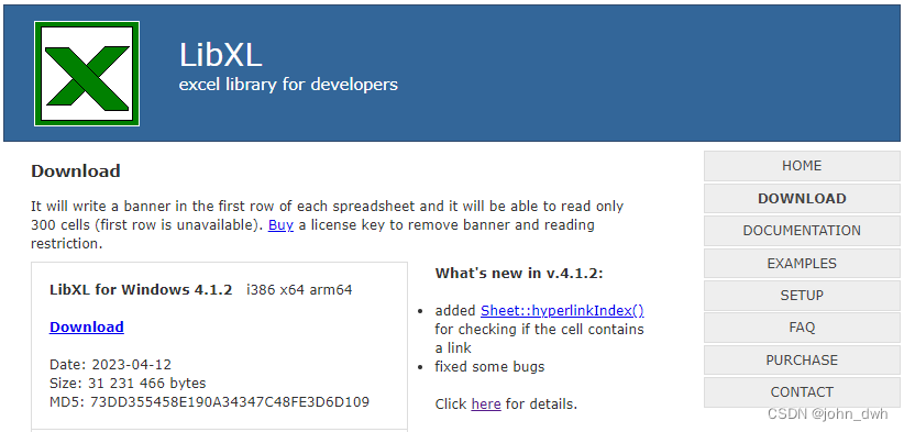 LibXLexcel library for developers 4.1.2 Crack_libxl 4.1.2-CSDN博客